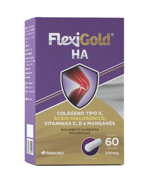 FLEXIGOLD HA 500 MG 60 CAPS