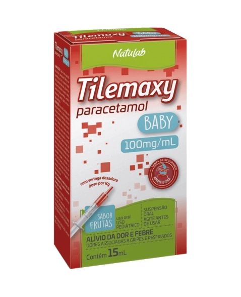 TILEMAXY PARACETAMOL BABY 100MG/ML 15ML